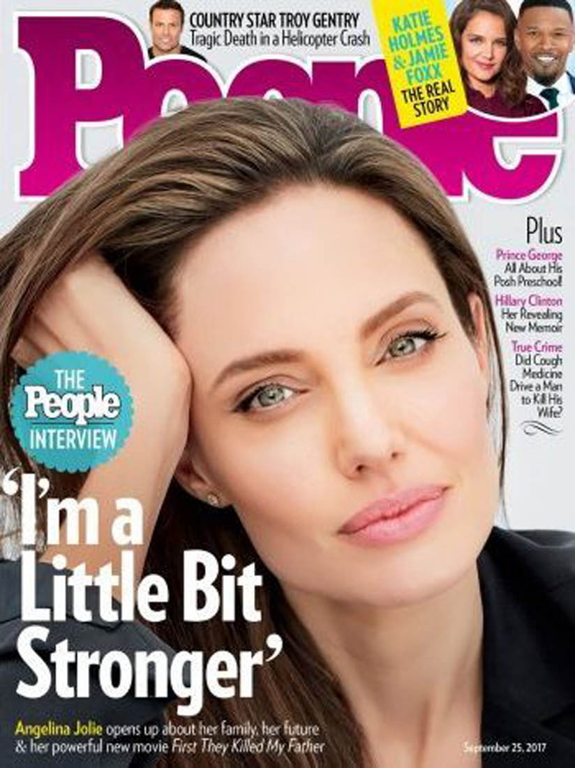 Angelina Jolie covers PEOPLE Magazine, says she's a little bit stronger ...
