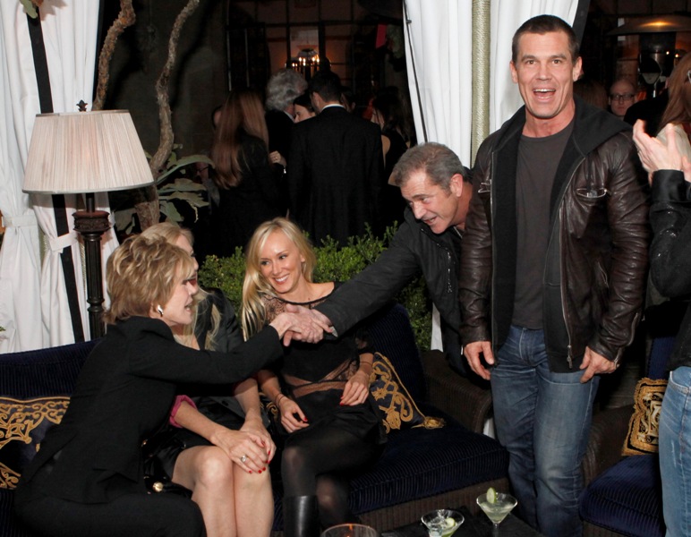 Michael Fassbender Josh Brolin, Bradley Cooper, Mel Gibson drinking ...