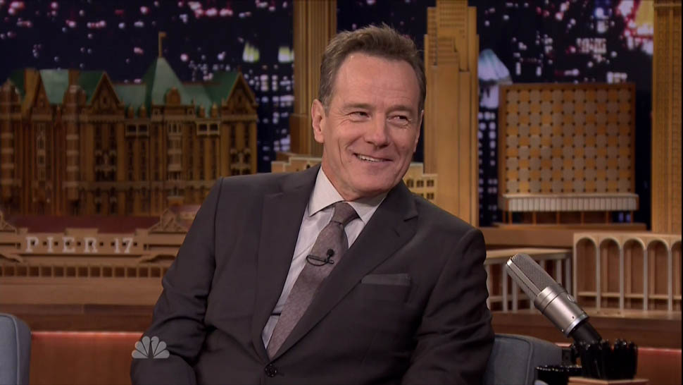 Bryan Cranston on The Tonight Show with Jimmy Fallon and best actor ...