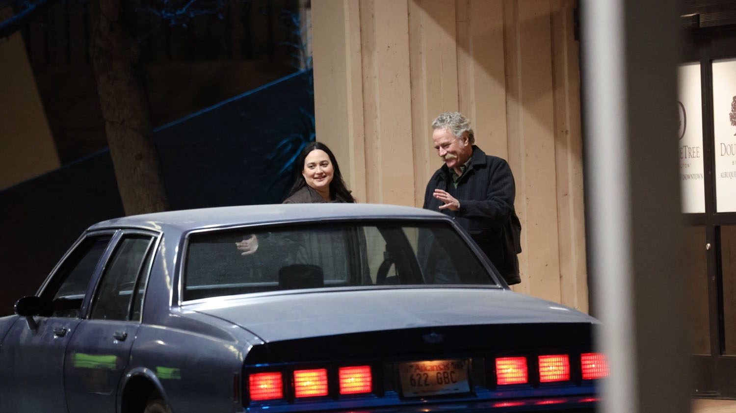 Lily Gladstone stays booked and busy on set of Lone Wolf with Bryan ...