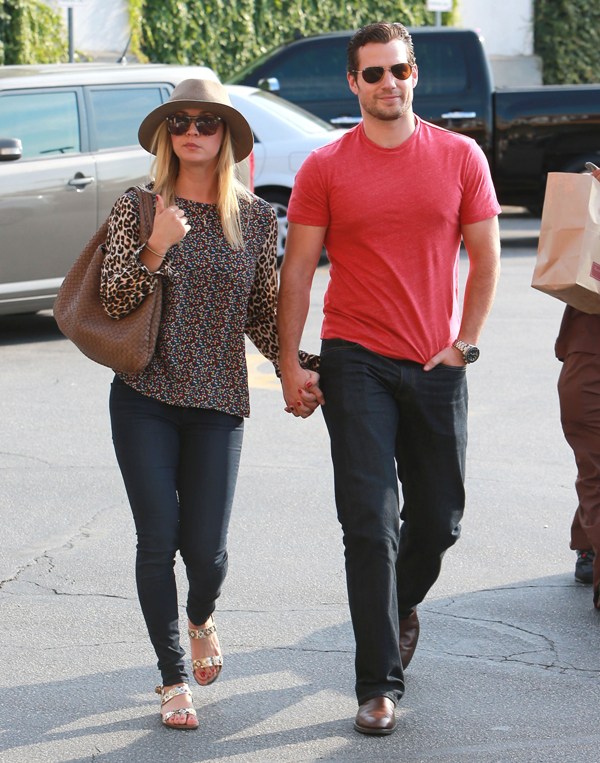 Henry Cavill and Kaley Cuoco holding hands just two days after their ...