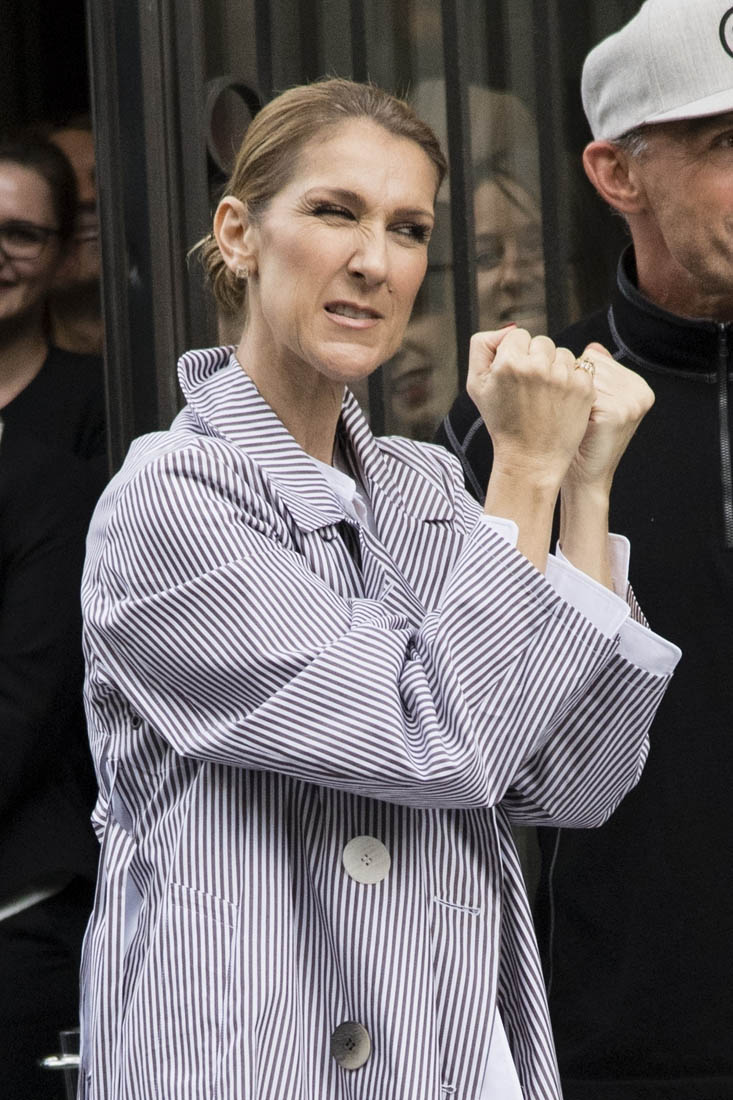 Celine Dion's Parisian send-off included confetti