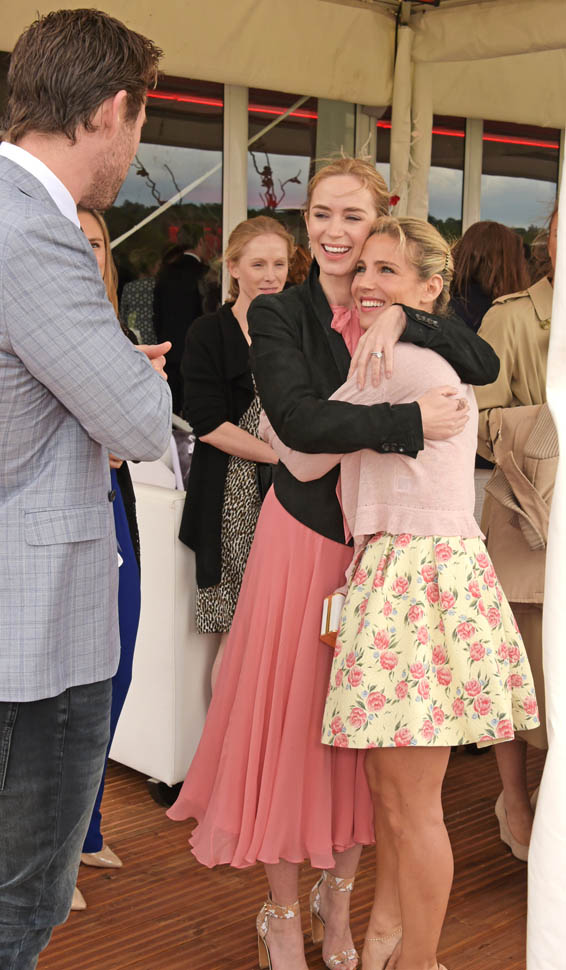 Chris Hemsworth and Elsa Pataky at Audi Polo Challenge with their ...