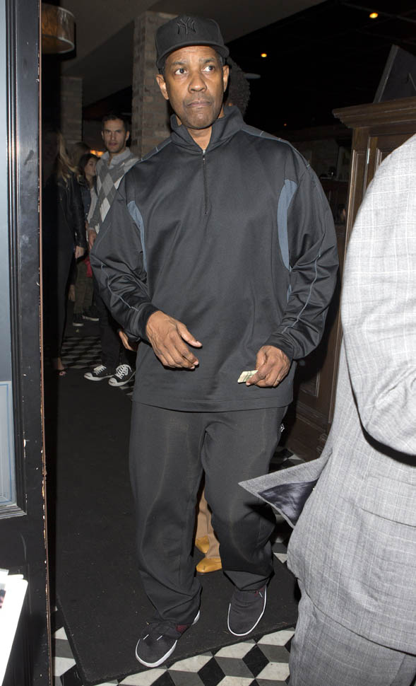 Denzel Washington and Lenny Kravitz celebrate Sidney Poitier's birthday ...