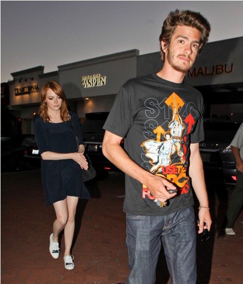 Emma Stone Andrew Garfield first pap photos as a couple 26aug11