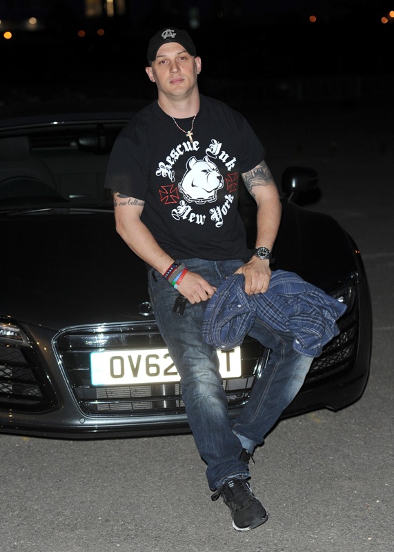 Tom Hardy and Noomi Rapace but no dog in London at Gabrielle’s gala ...