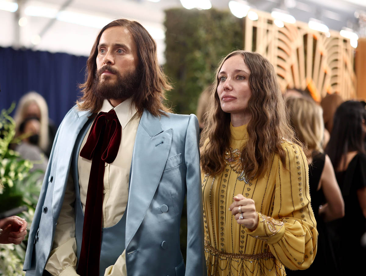 At fifty years old Jared Leto looks exactly the same at the SAGs as he ...