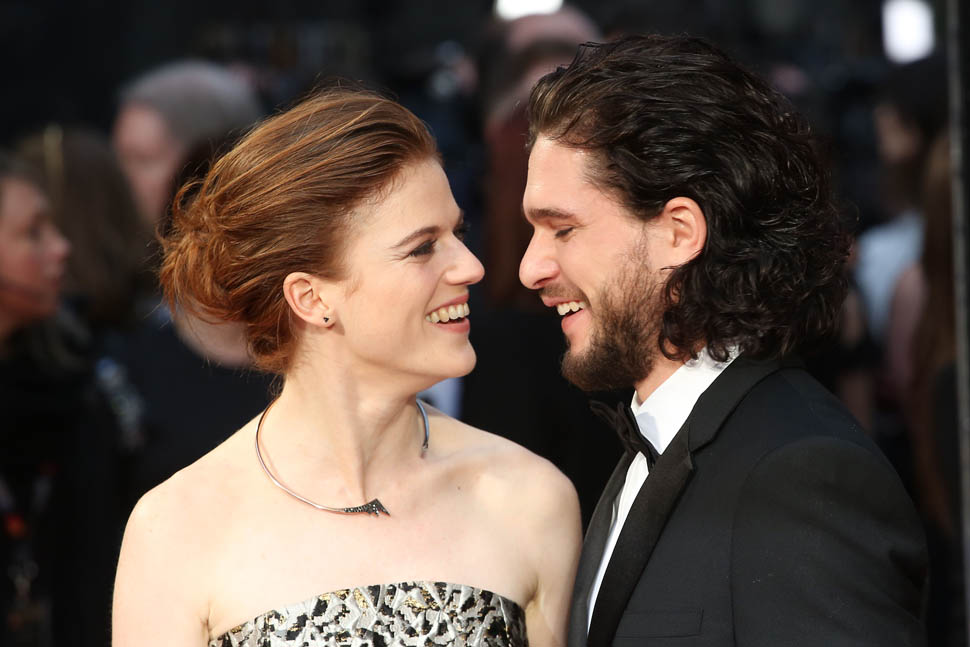 Kit Harington and Rose Leslie make first red carpet appearance together ...