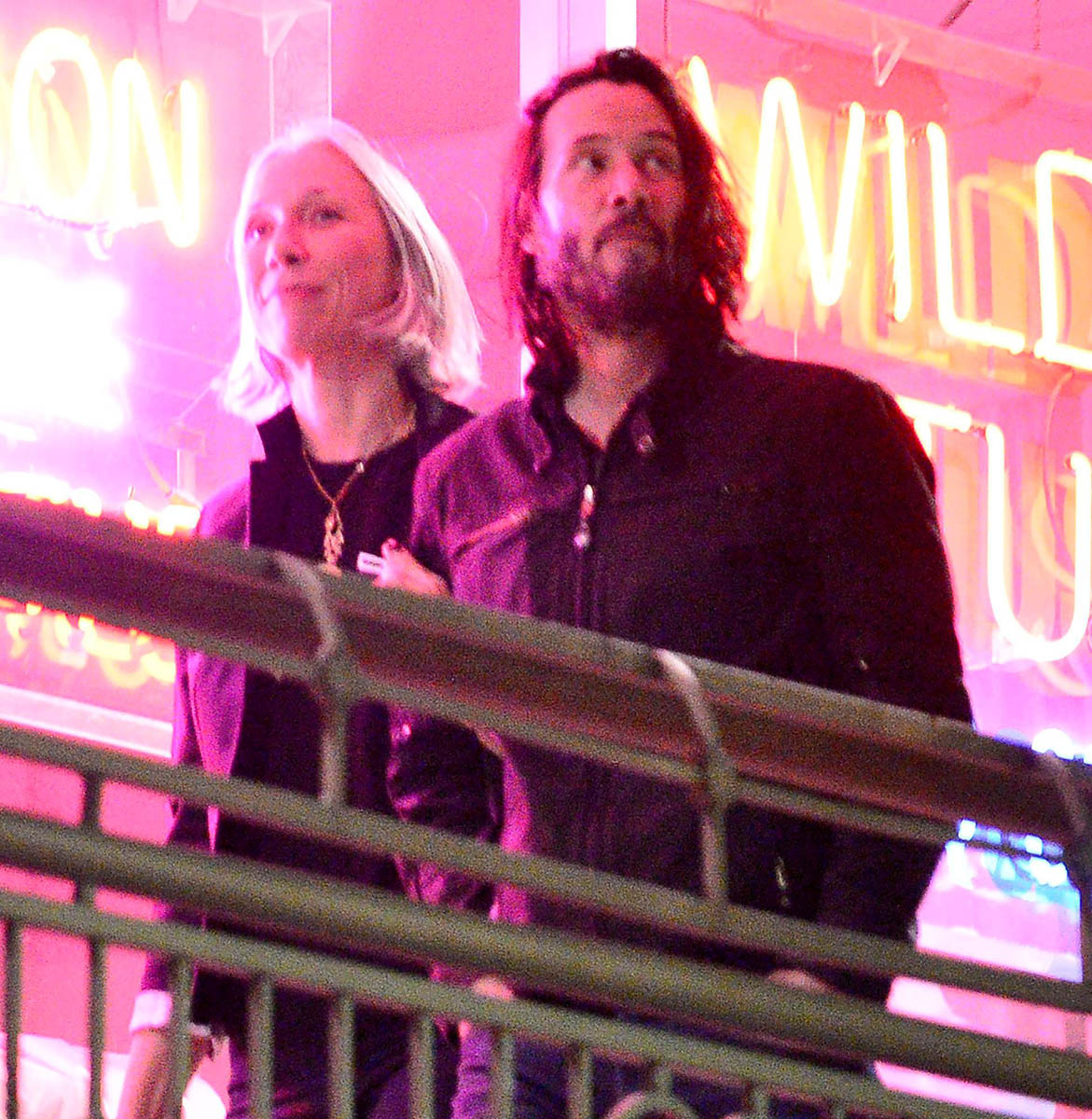 Keanu Reeves and girlfriend Alexandra Grant link arms in LA