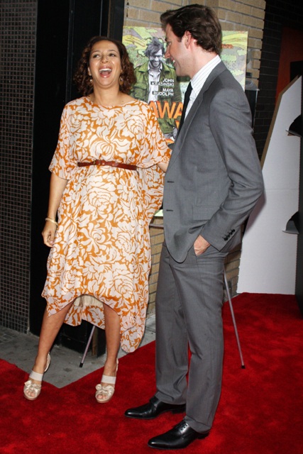Maya Rudolph and John Krasinski in NY for Away We Go screening