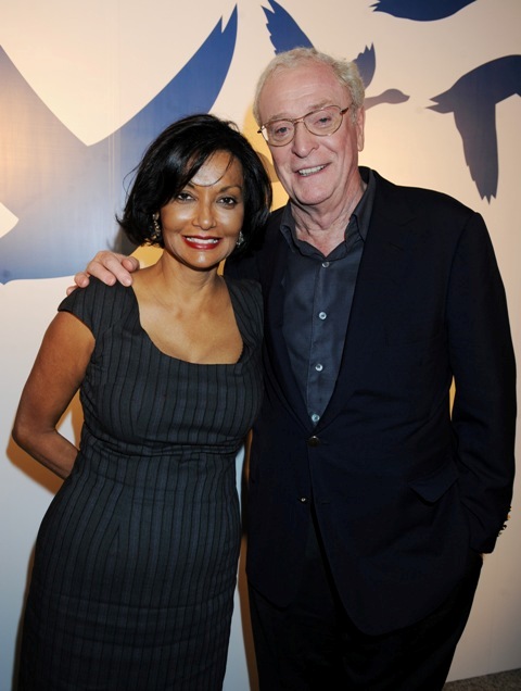 Michael Caine Clive Owen Emily Mortimer at Grey Goose TIFF party