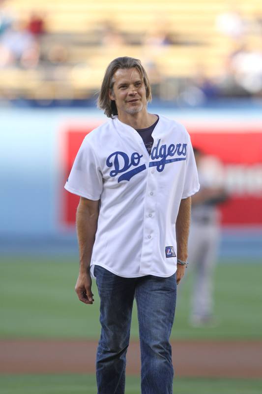 Timothy Olyphant looks hot at Dodgers game and to guest star on The ...