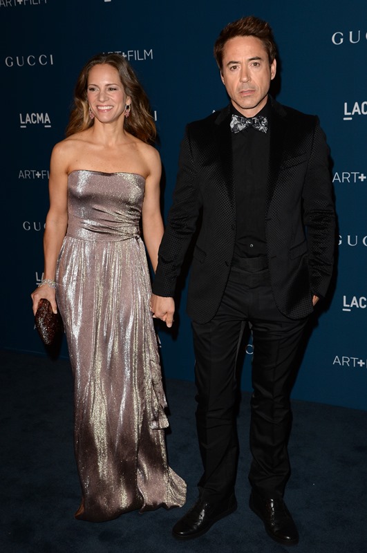 Robert Downey Jr and wife Susan at LACMA gala to honour Martin Scorsese ...