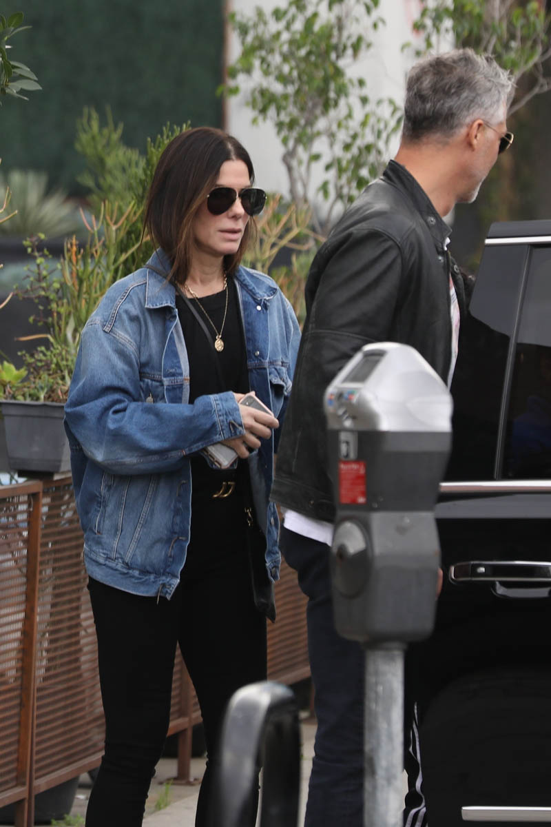 Sandra Bullock seen in LA one year after Bird Box premiere on Netflix