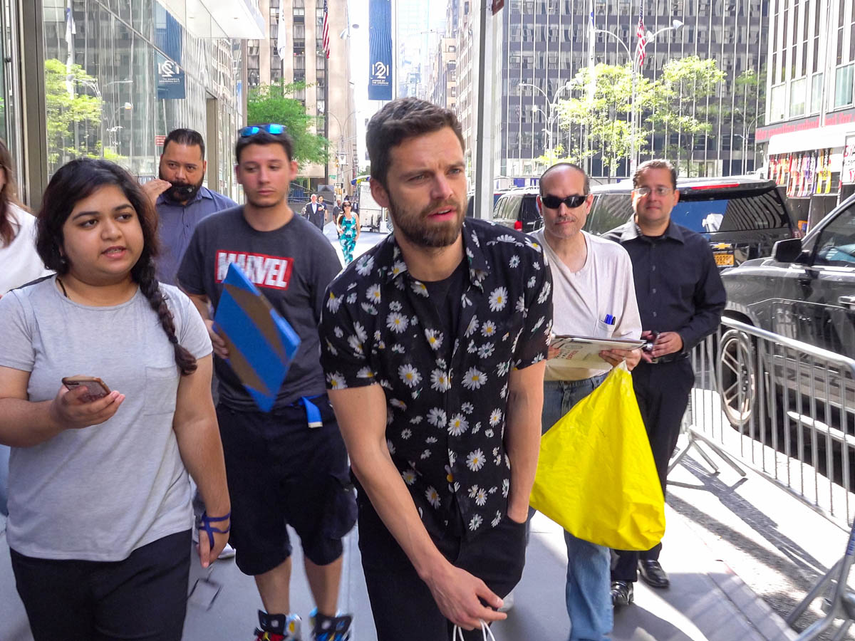 Sebastian Stan promotes DVD release of Avengers: Infinity War in New ...