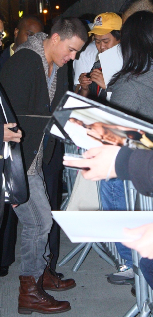 Channing Tatum plays a great fame game