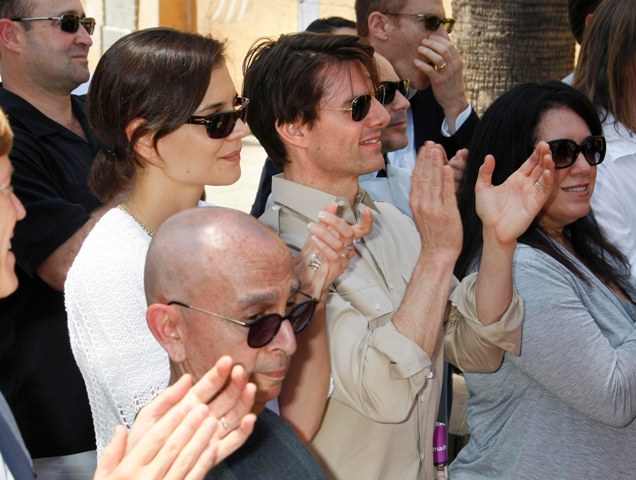 Tom Cruise and Katie Holmes attend Cameron Diaz Walk of Fame ceremony