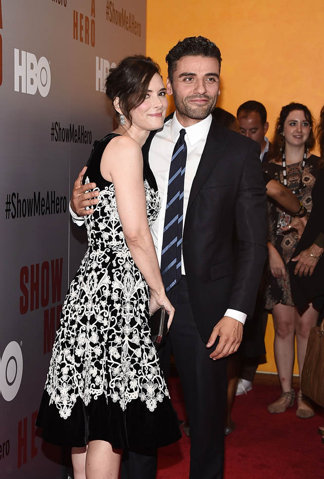 Winona Ryder and Oscar Isaac at Show Me A Hero screening in New York ...