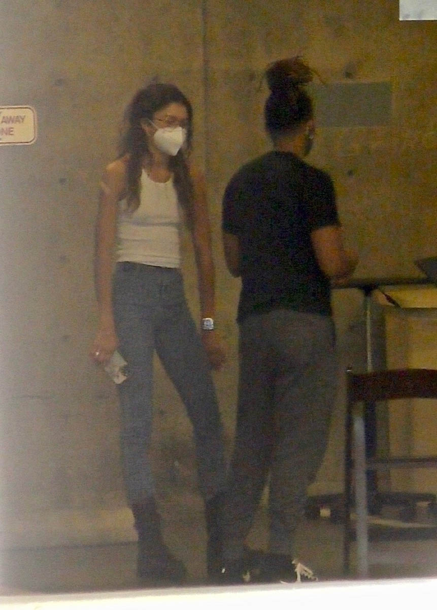 Zendaya lives her best life in the pool after getting vaccinated in LA