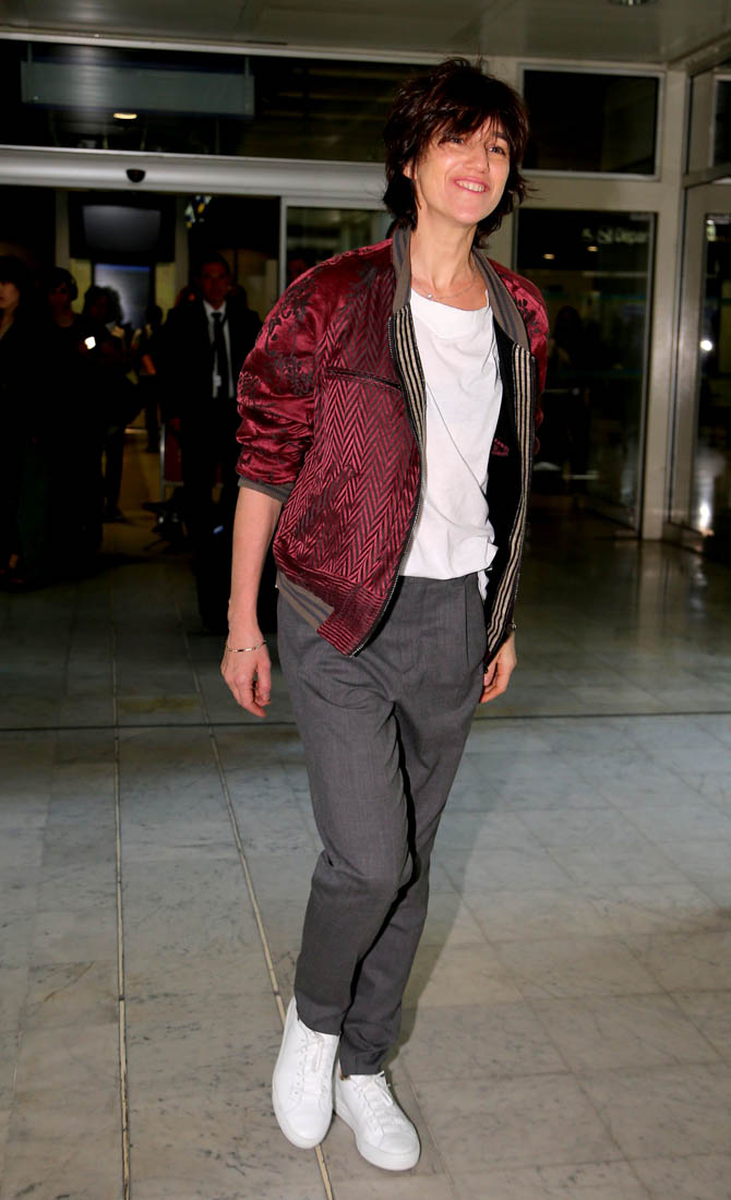 Charlotte Gainsbourg's blazer-bomber