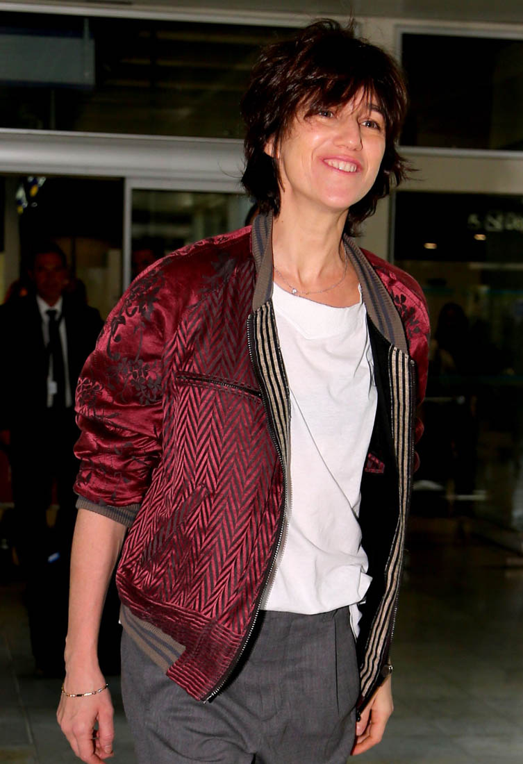 Charlotte Gainsbourg's blazer-bomber