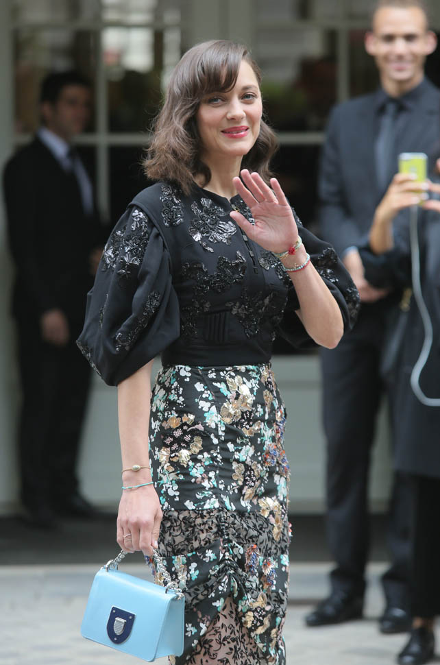Marion Cotillard's full sleeves|Lainey Gossip Lifestyle