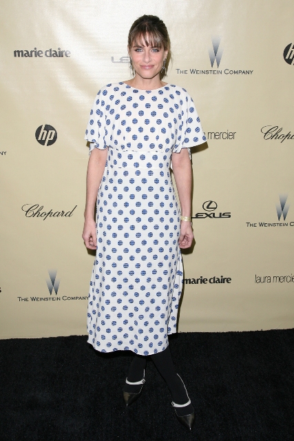 Amanda Peet’s Golden Globe polka dots|Lainey Gossip Lifestyle