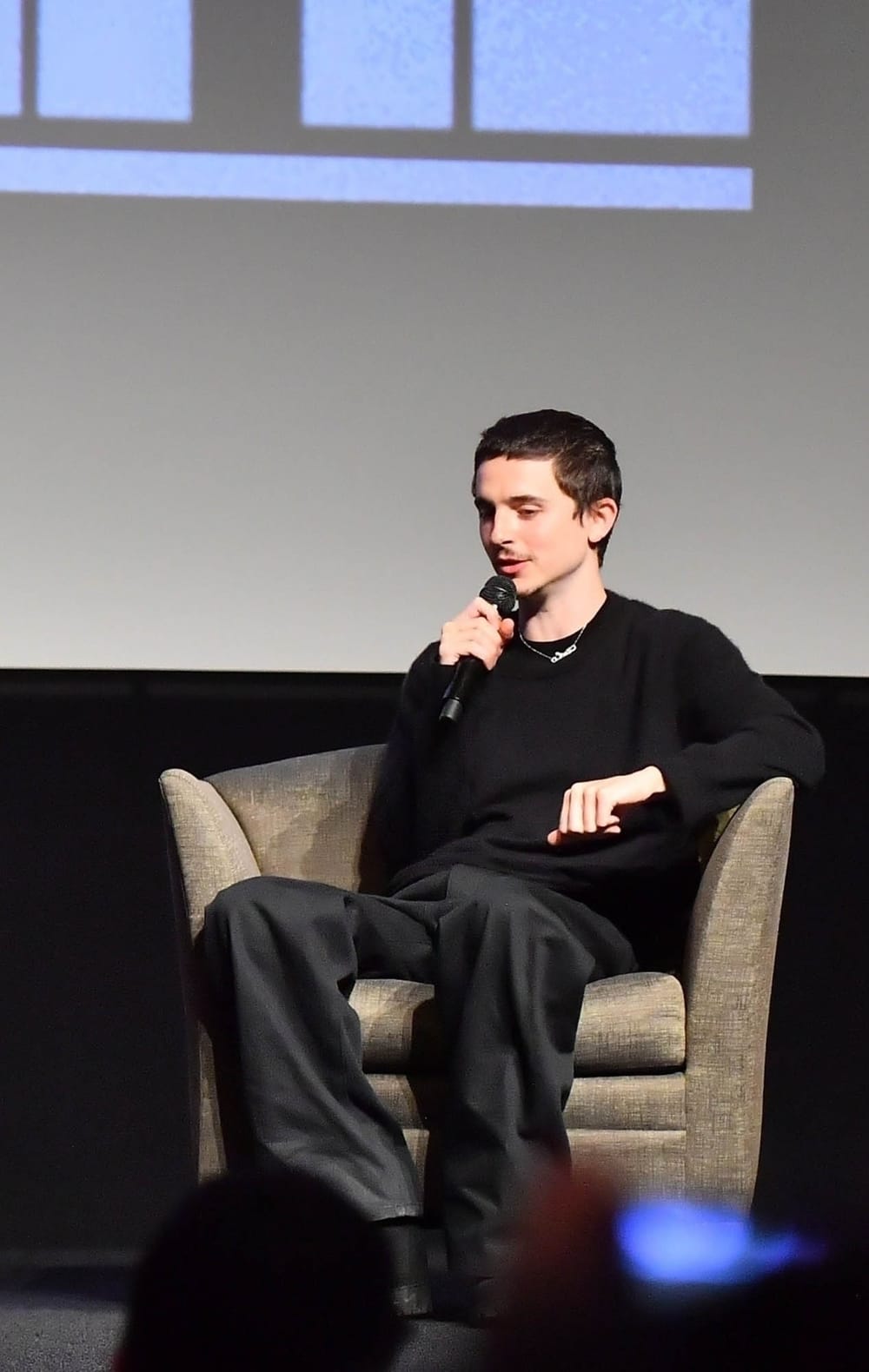 Robert Downey Jr showed up for Timothée Chalamet